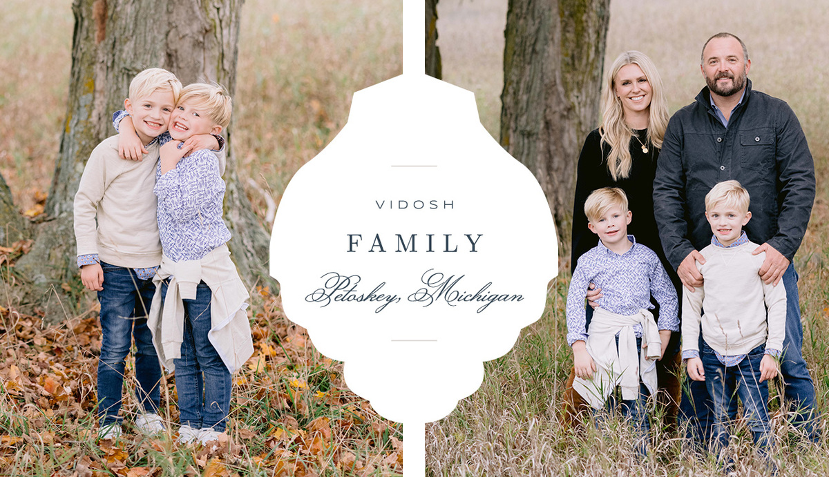 Michigan Fall Family Portraits | Vidosh Family | THE WEBER ...
